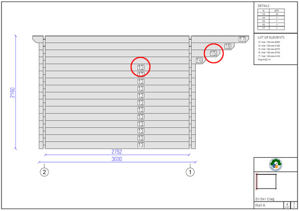Log Cabin Drawings and How to Read Them