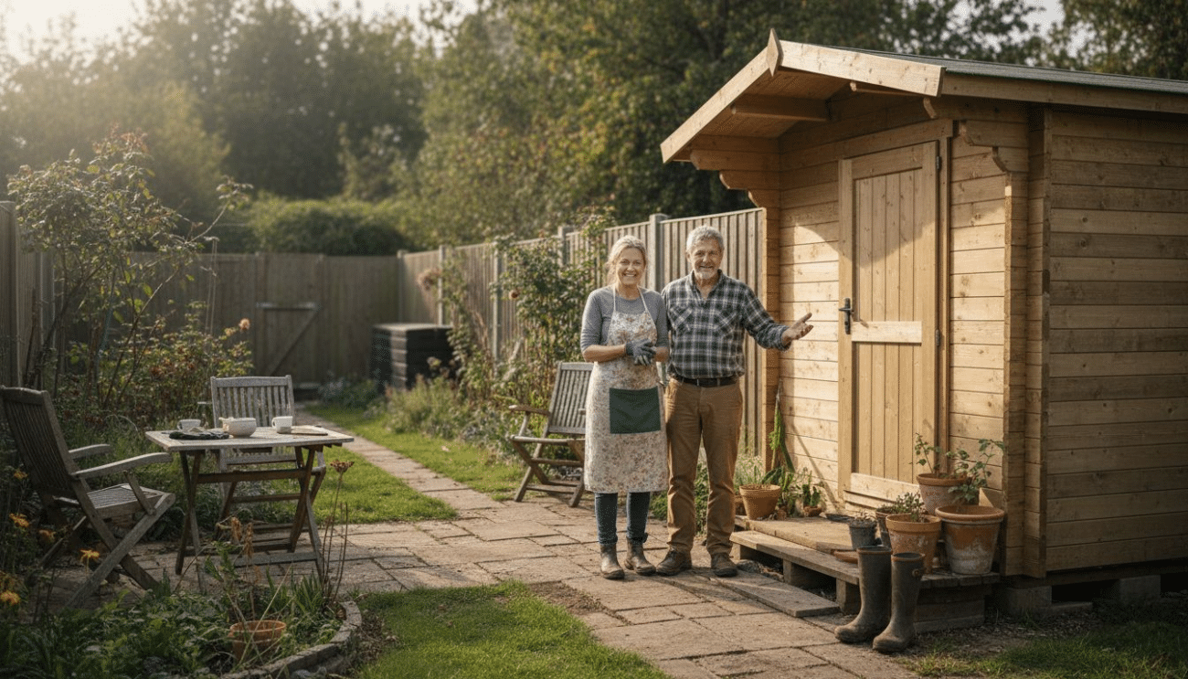 Corner Log Cabin Purpose: Transforming Garden Space